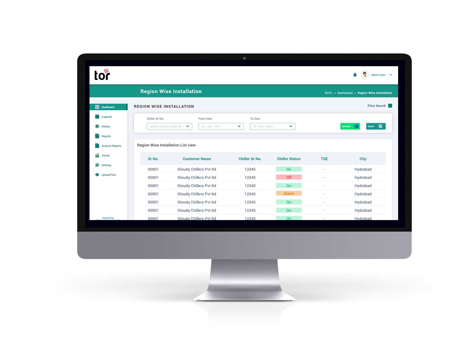 Compressor Telematics |Telematics | Tor IIOT Solutions